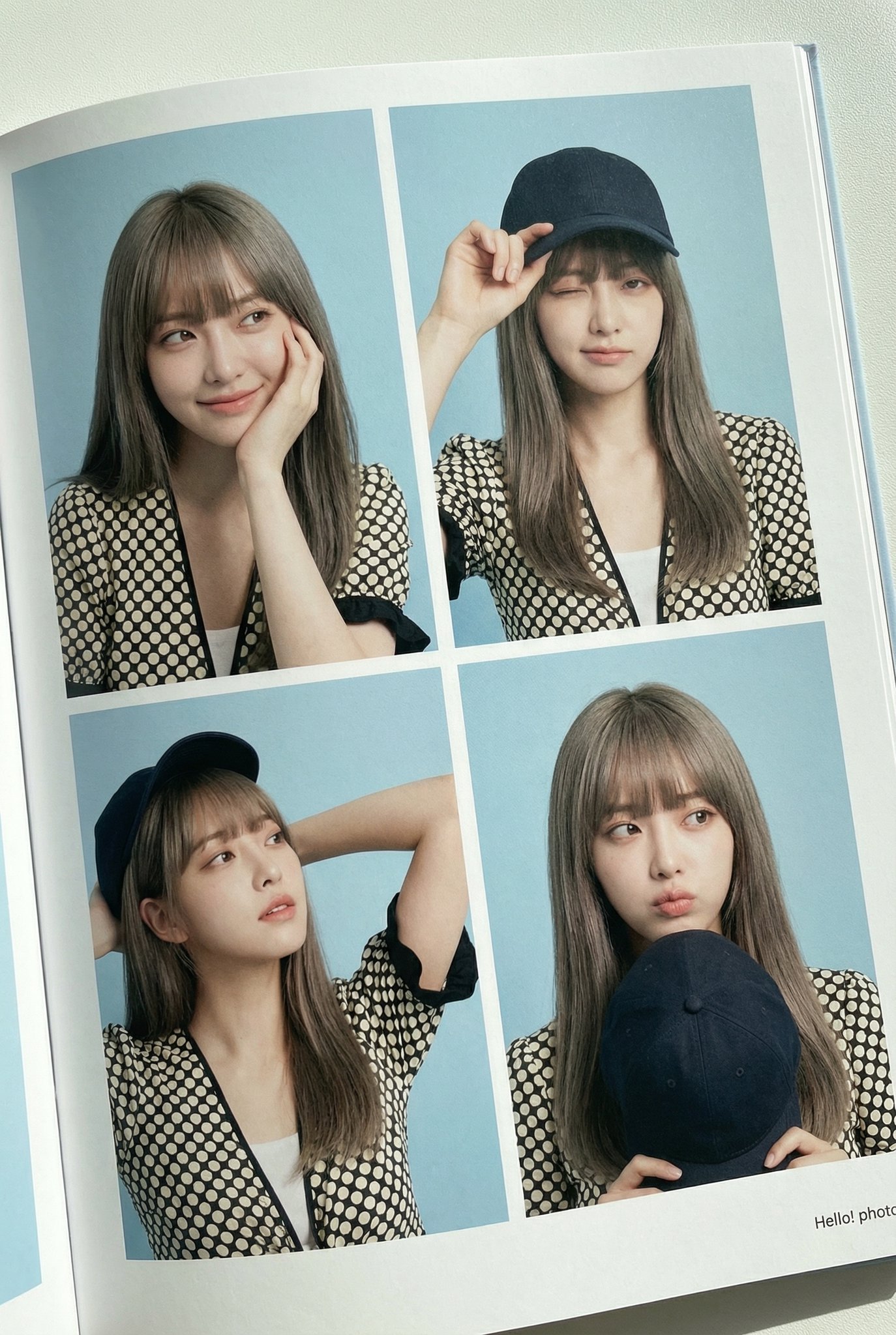 超写真互动四连拍写真页 - Hyper-realistic Interactive Photobook Spread - AI Image ...