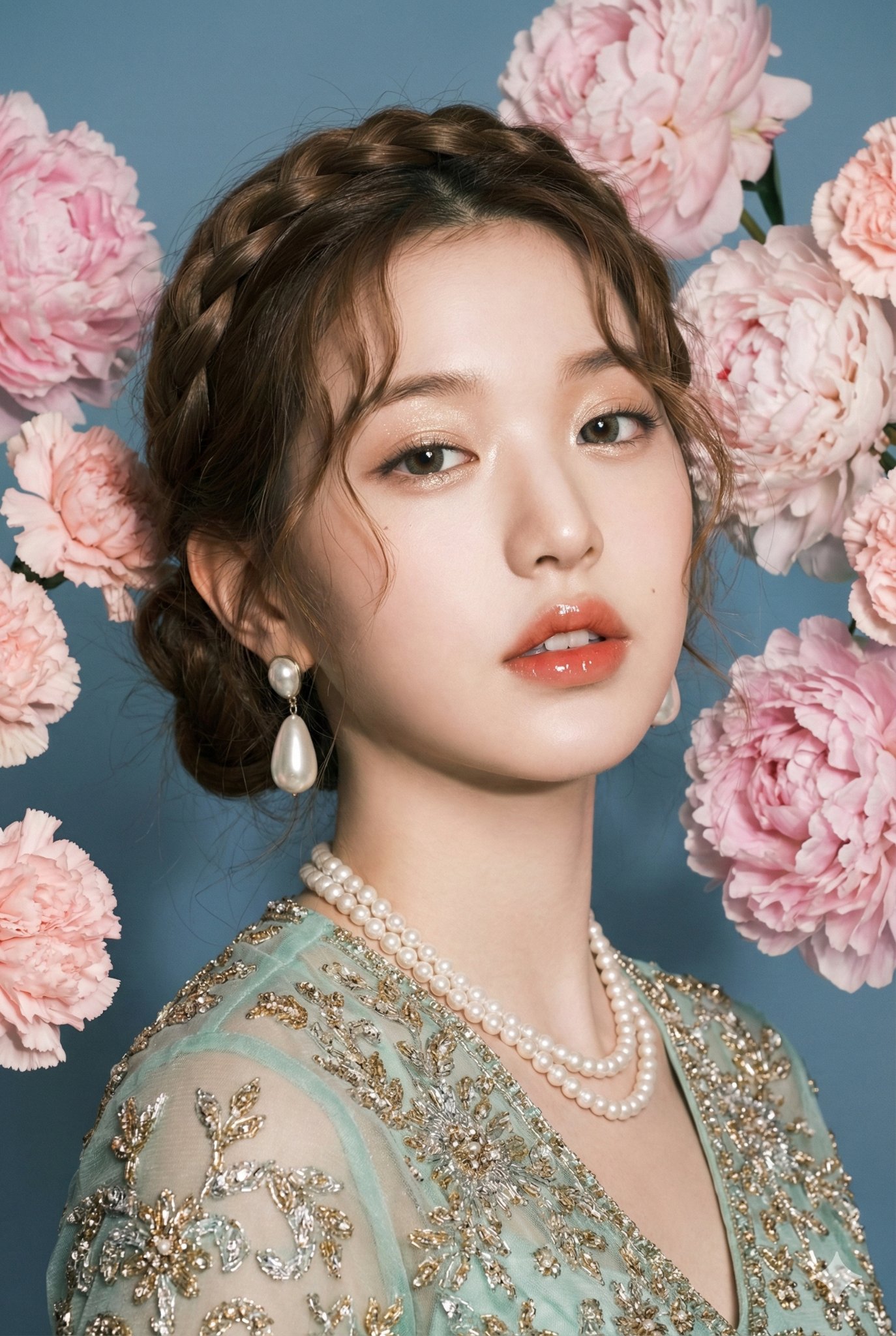 1950年代复古名媛肖像 - 1950s High-Society Glamour Portrait with Y2K Aesthetic ...