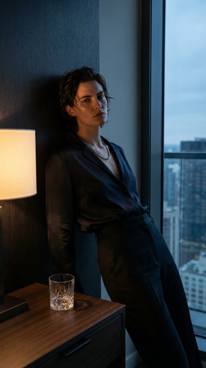 奢华电影感肖像 - Bold Seductive Cinematic Image with Controlled Dominance - AI ...