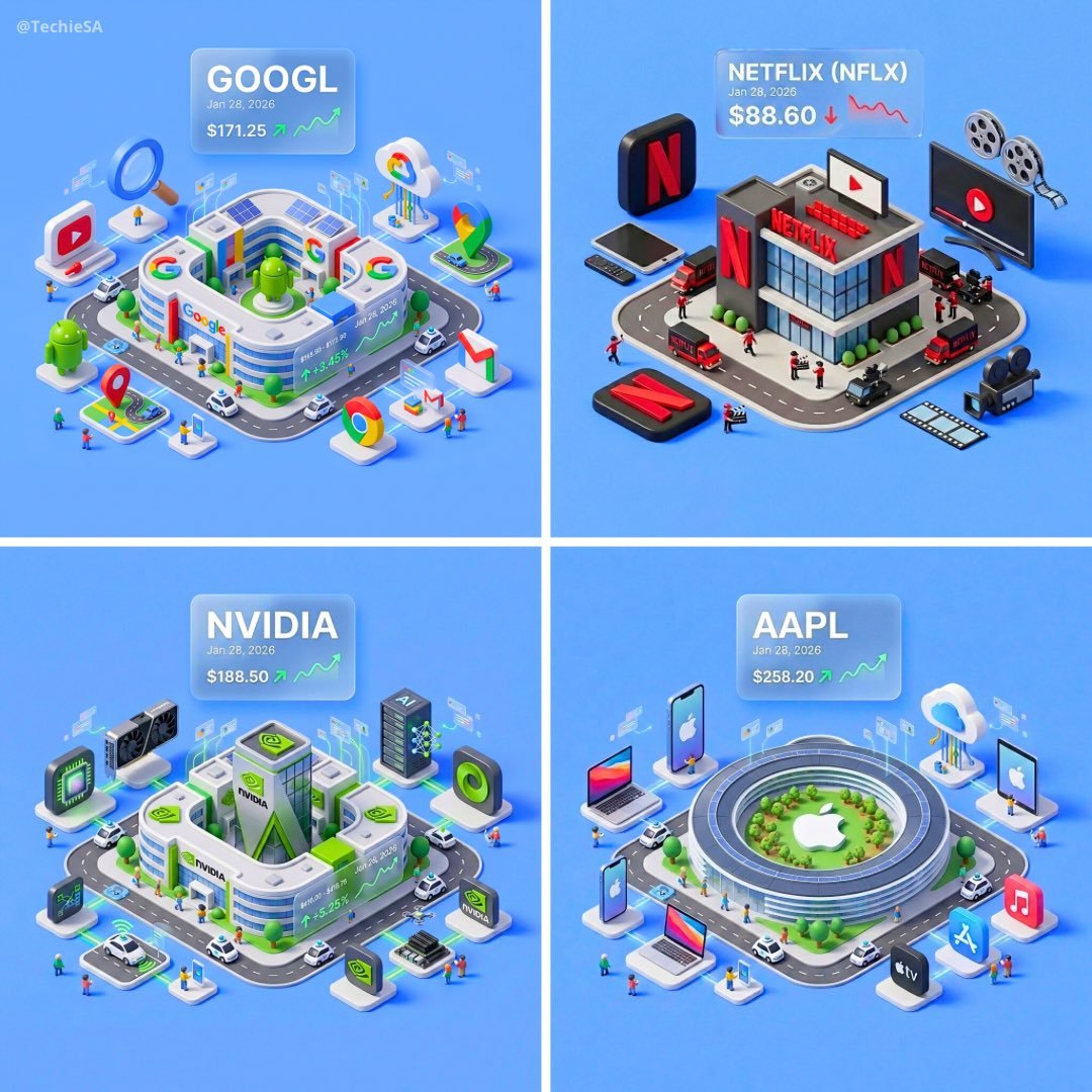 精致3D卡通风格公司股票场景 - Exquisite 3D Cartoon Stock Scene - AI Image Prompt for ...