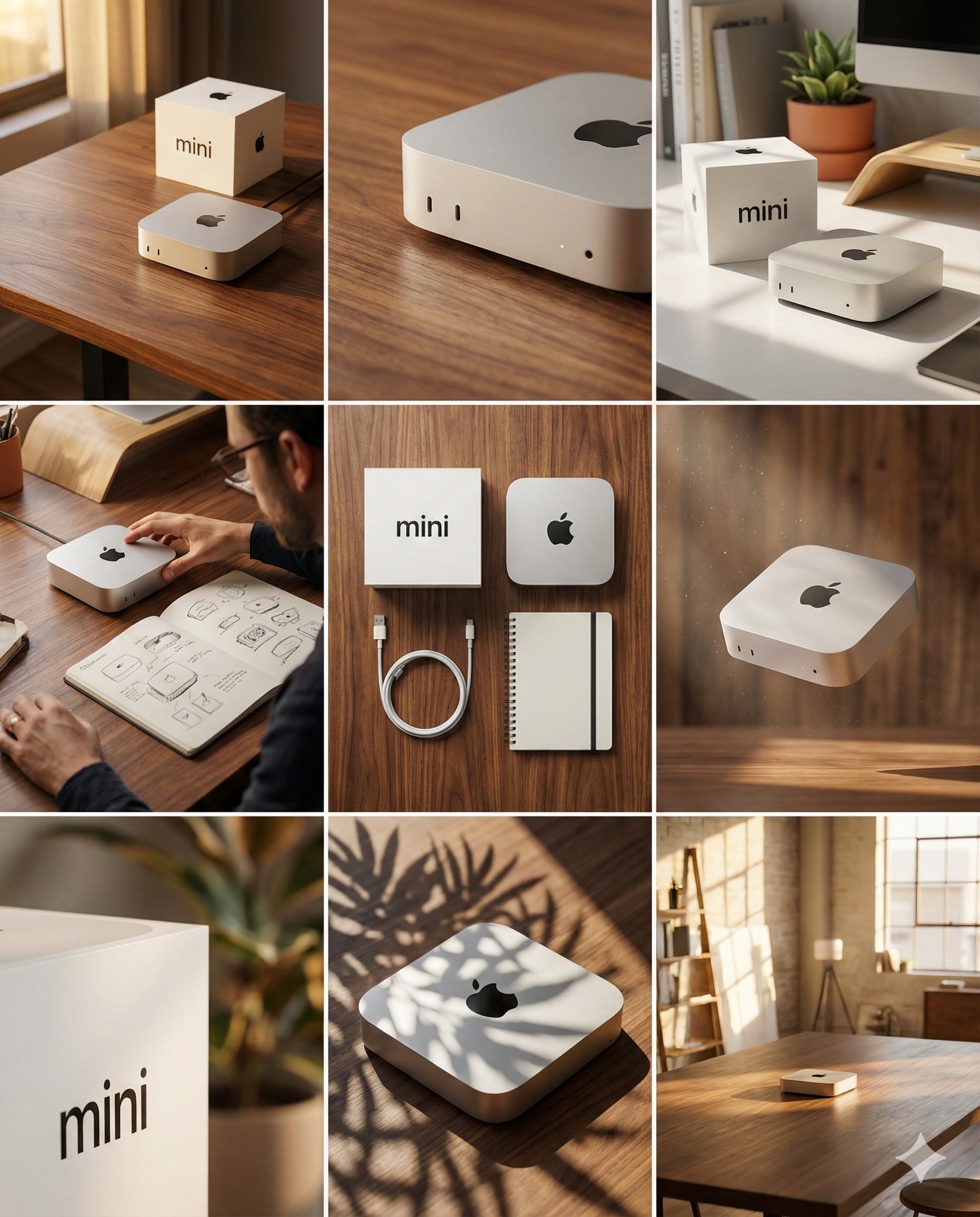 高端品牌设计故事板 - 3x3网格产品展示 - AI Image Prompt for Google Nano Banana | MyGIF ...